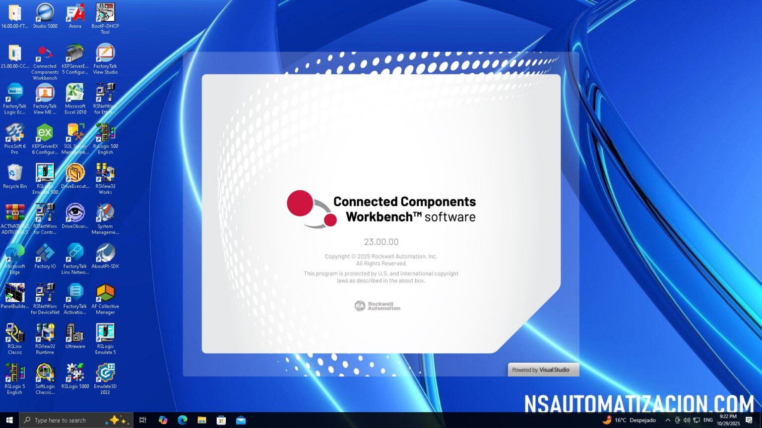 CONNECTED COMPONENTS WORKBENCH DEVELOPER – AUTOMATIZACION Y CONTROL
