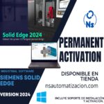 SIEMENS SOLID EDGE 2024 – AUTOMATIZACION Y CONTROL