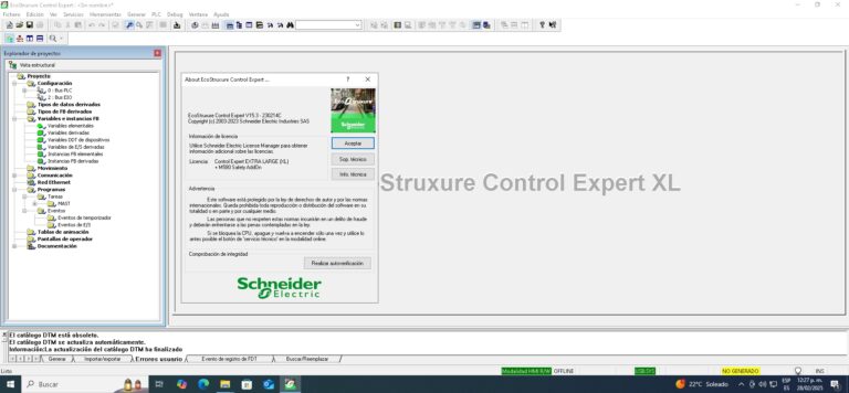 ECOSTRUXURE CONTROL EXPERT V15.3 – AUTOMATIZACION Y CONTROL