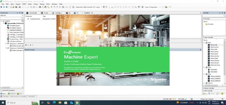 ECOSTRUXURE MACHINE EXPERT V2.2 – AUTOMATIZACION Y CONTROL