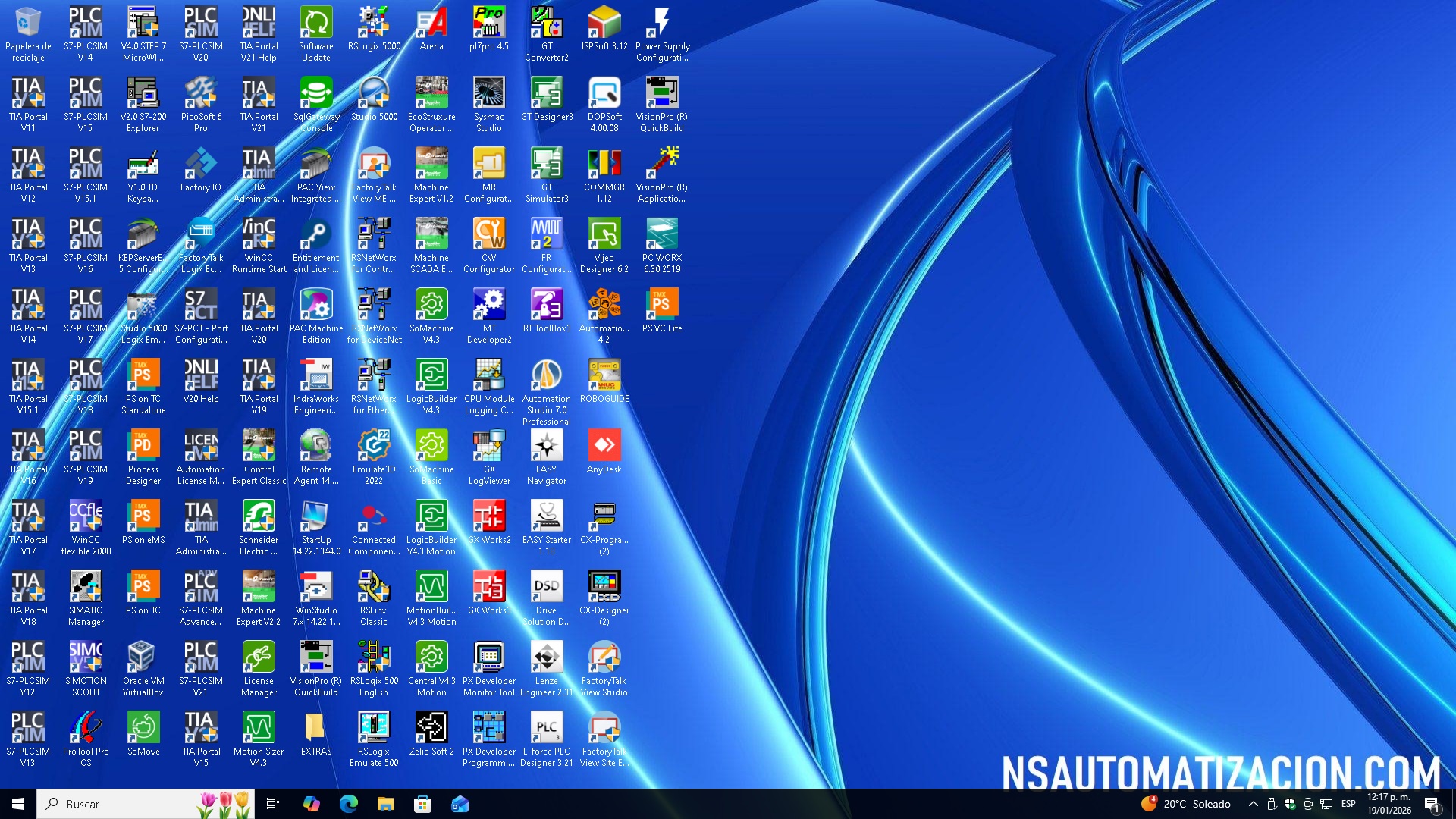 MÁQUINA VIRTUAL MASTER PLC 2026 – AUTOMATIZACION Y CONTROL